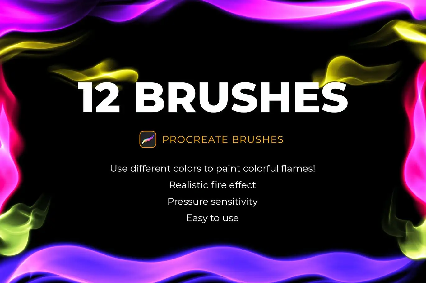 Fire Procreate Brushes - Brushes Pack