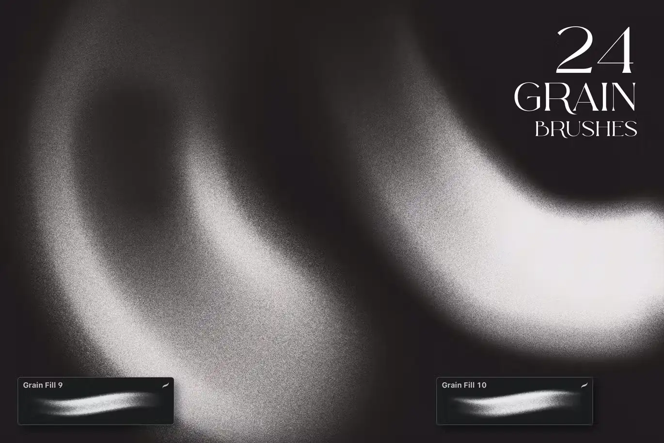 Procreate Brushes -Grain Backgrounds - Brushes Pack