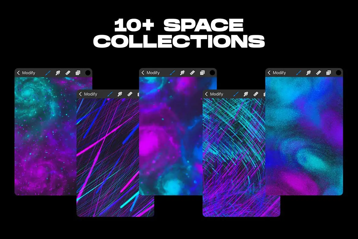 Procreate Galactic Space Brushes Free Download