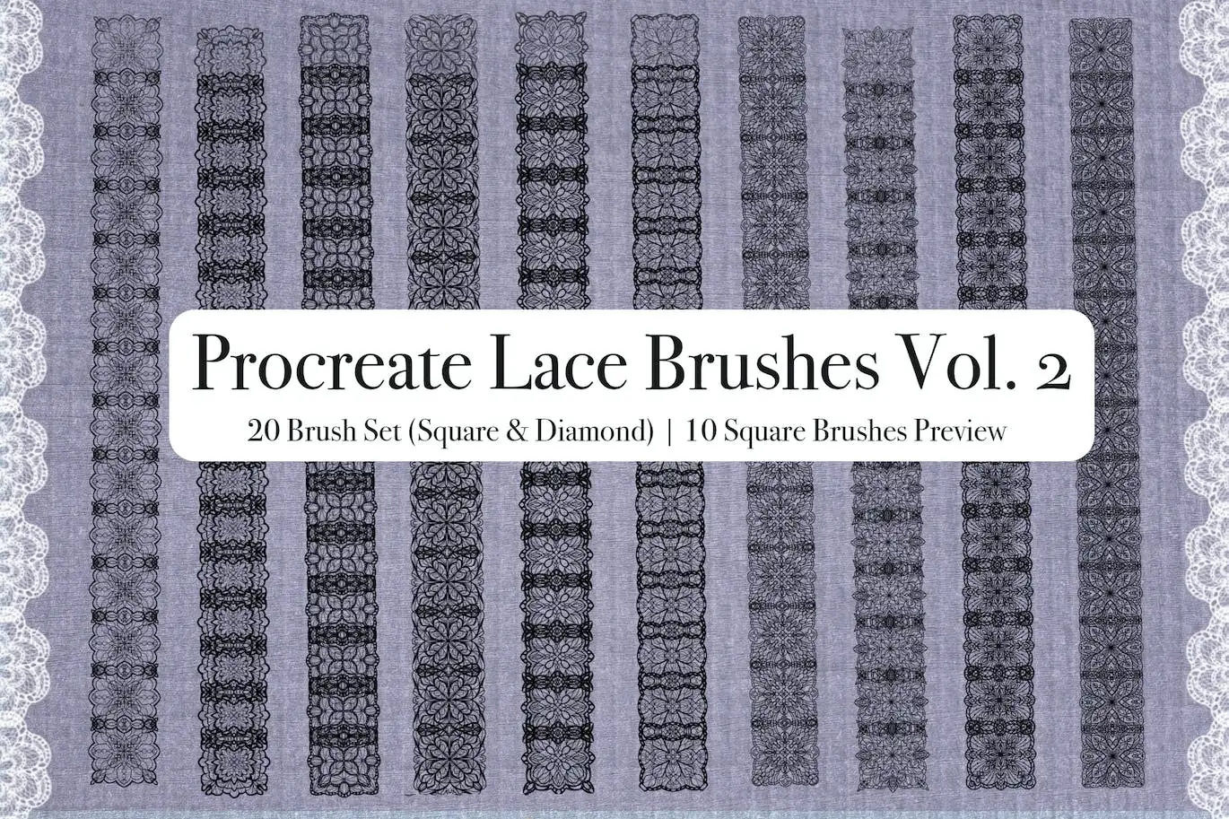 Procreate Lace Brush Set Vol 2 Free Download