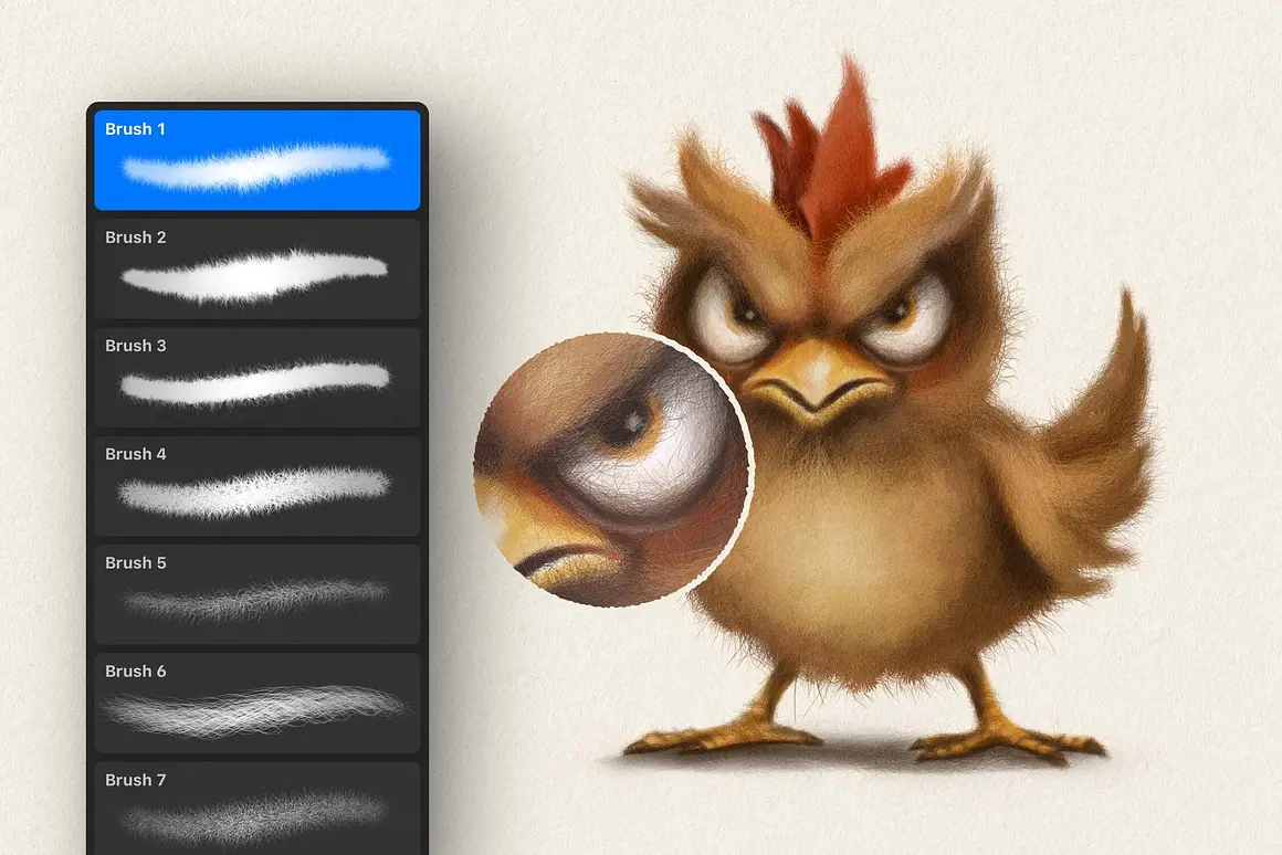 Fur Brushes for Illustrator Free Download