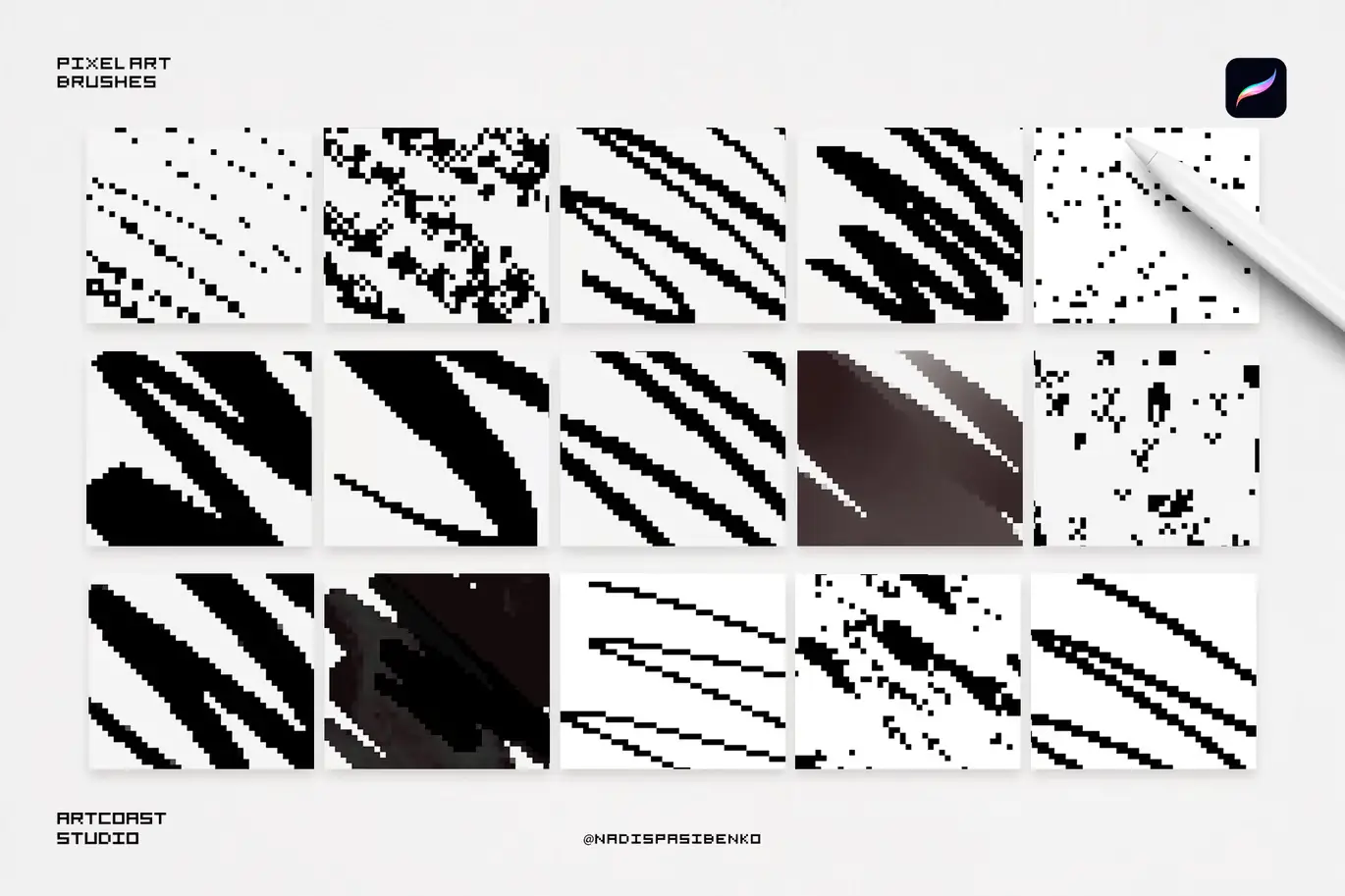 Pixel Art Procreate Brushes Free Download