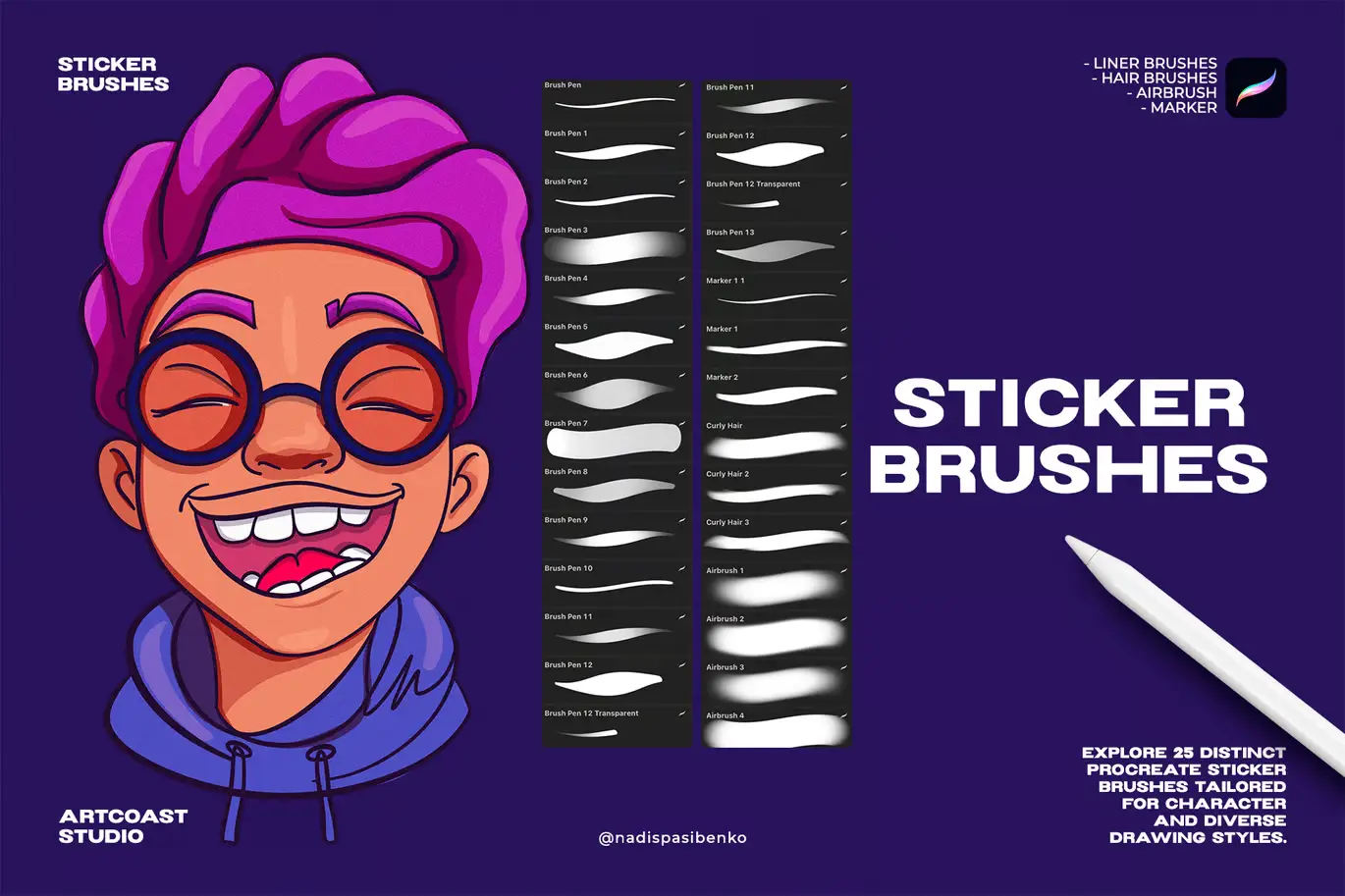 Procreate Sticker Brushes Free Download