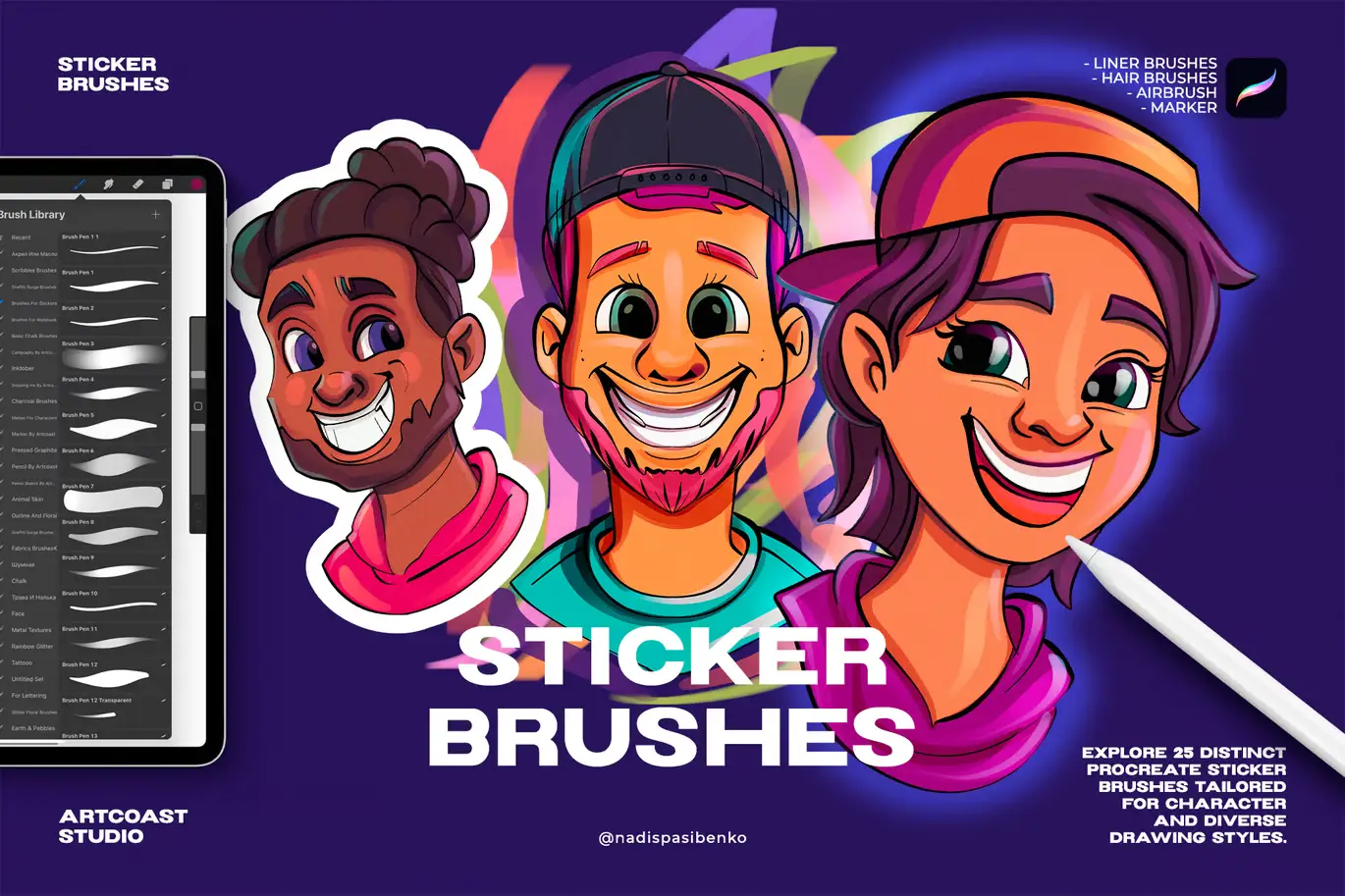 Procreate Sticker Brushes Free Download