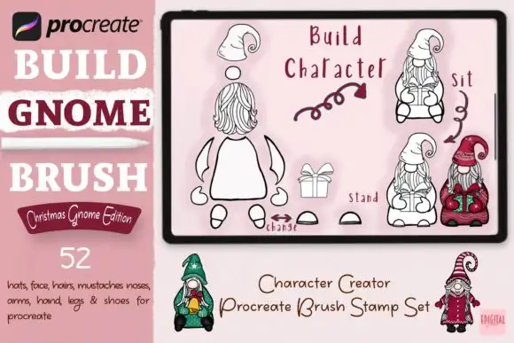 Procreate Stamp Brush Mega Bundle By edigital-studio - Free Download