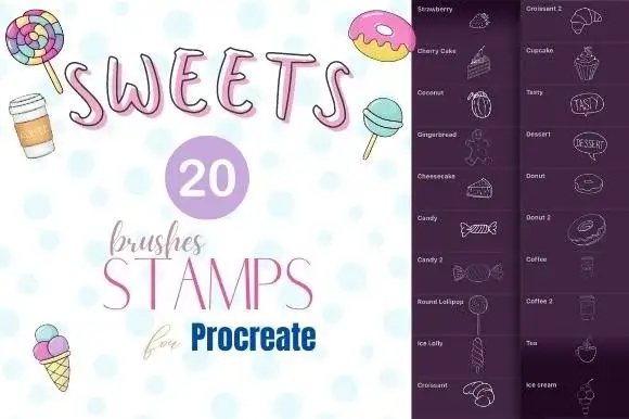 Ultimate Procreate Stamp & Texture Collection By arty-katia - Free Download