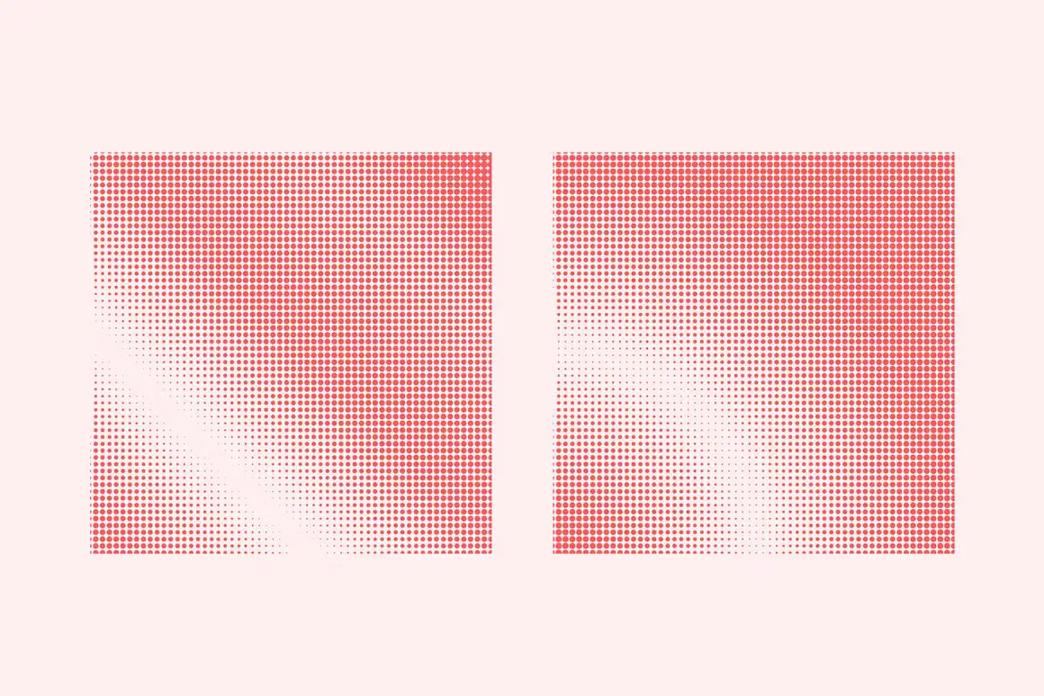 100 Halftone Brush Shape Design - Free Download