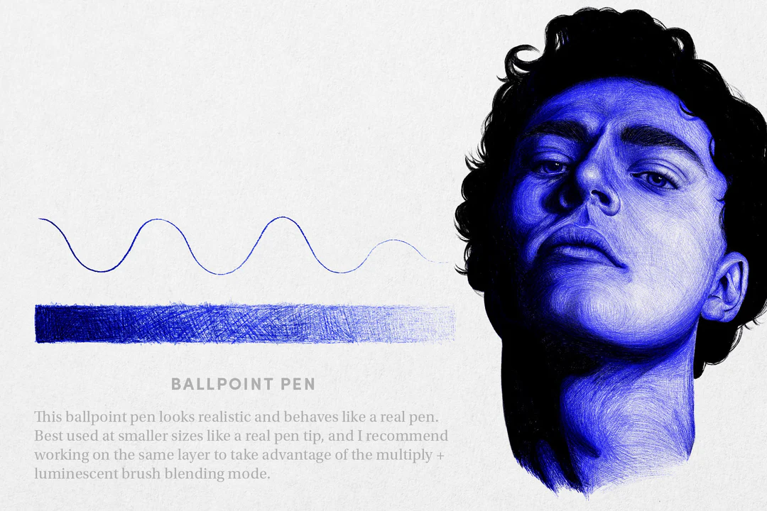 Ballpoint Pen – Procreate Brush - Free Download