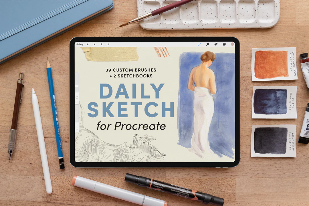 Daily Sketch – Procreate Brushes Free Download