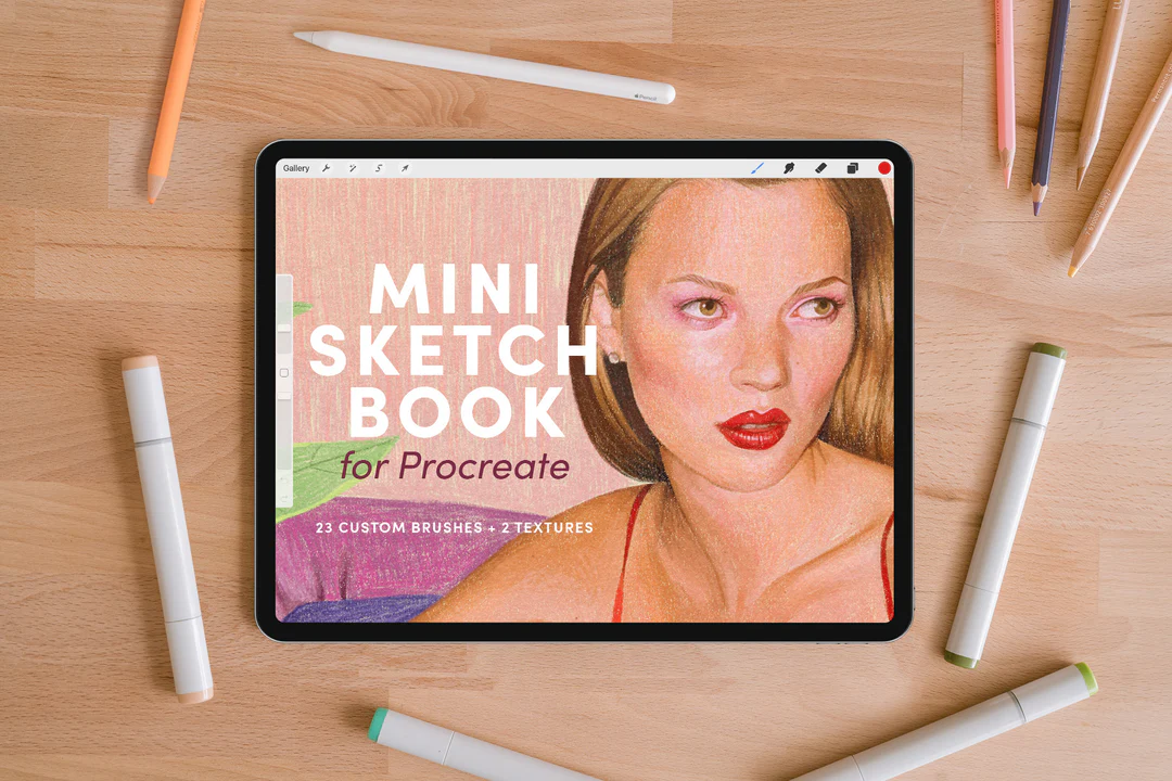 Mini Sketchbook Set – Procreate Brushes Free Download