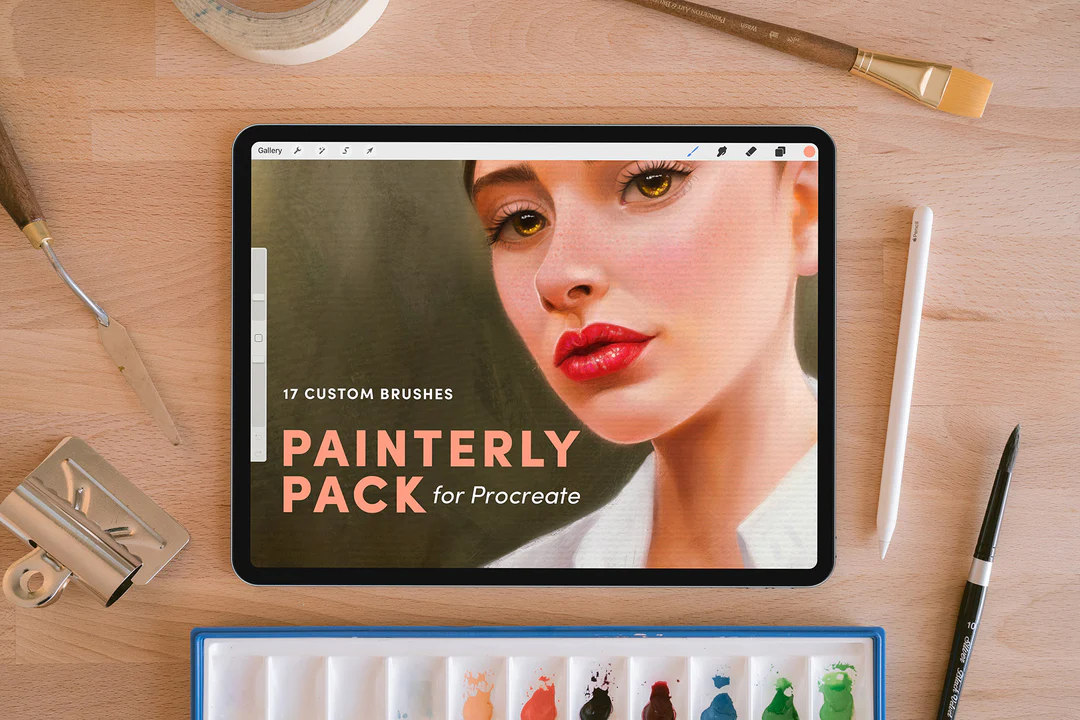Painterly Pack – Procreate Brushes - Free Download