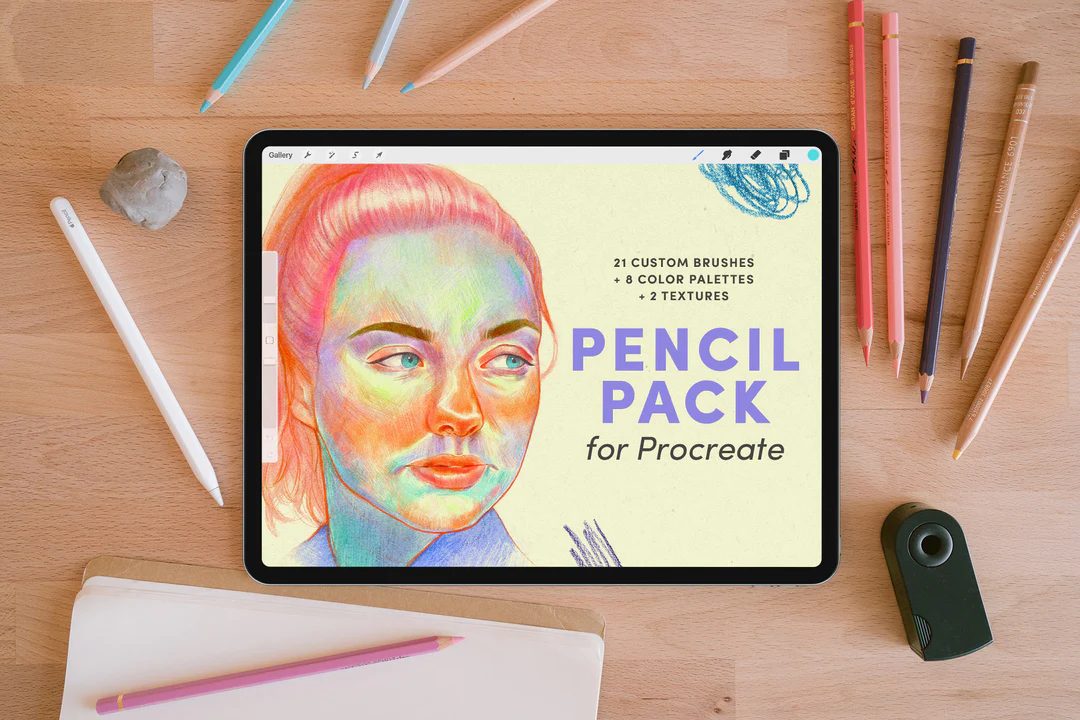 Pencil Pack – Procreate Brushes Free Download