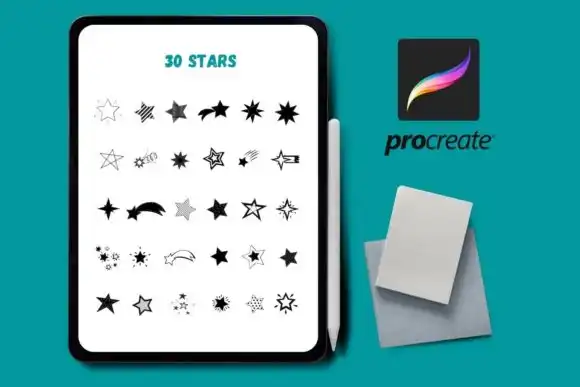 Procreate Design Mega Pack by Svgocean Free Download
