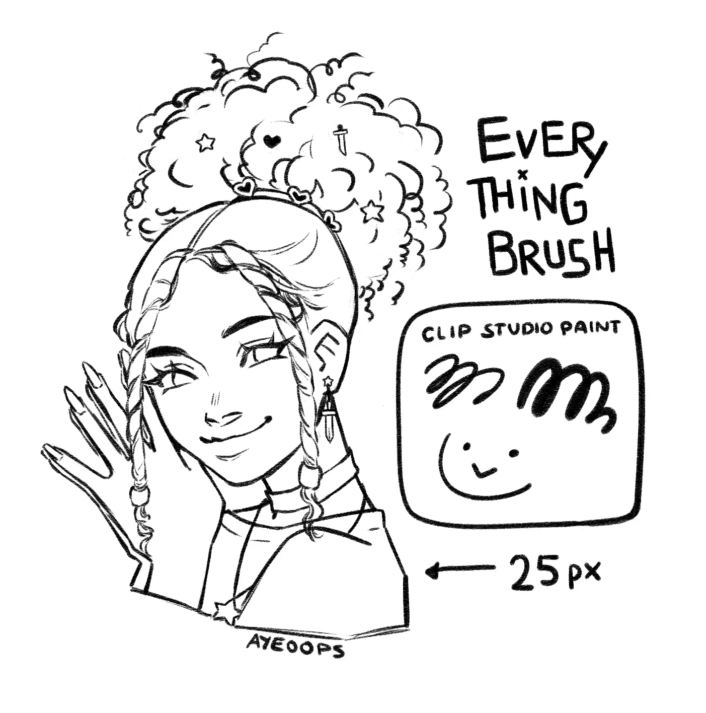 CLIP STUDIO PAINT - Everything Brush by Ayeoops Free Download