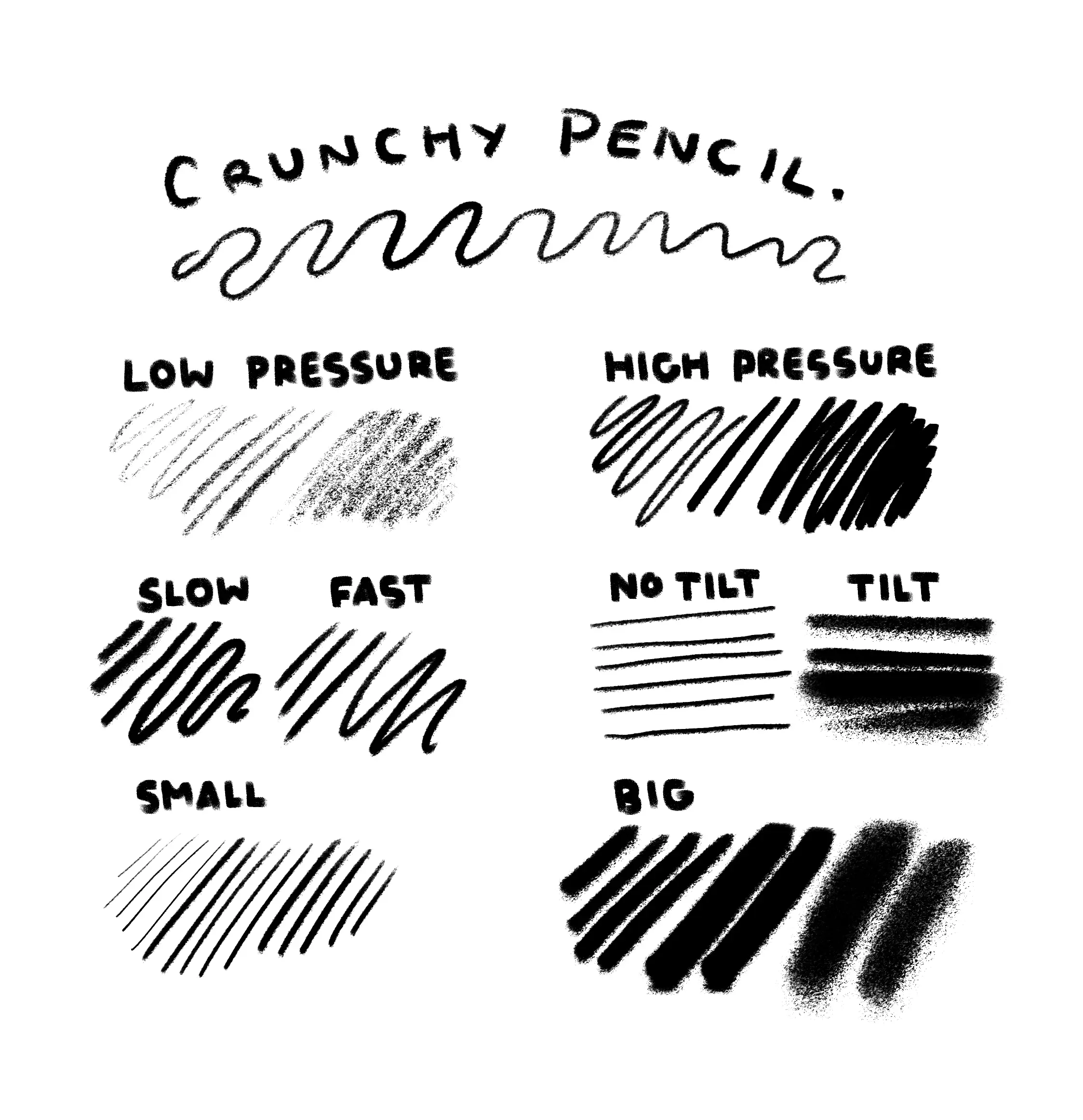 CLIP STUDIO PAINT v1 - textured crispy brush pack by ayeoops - Free ...