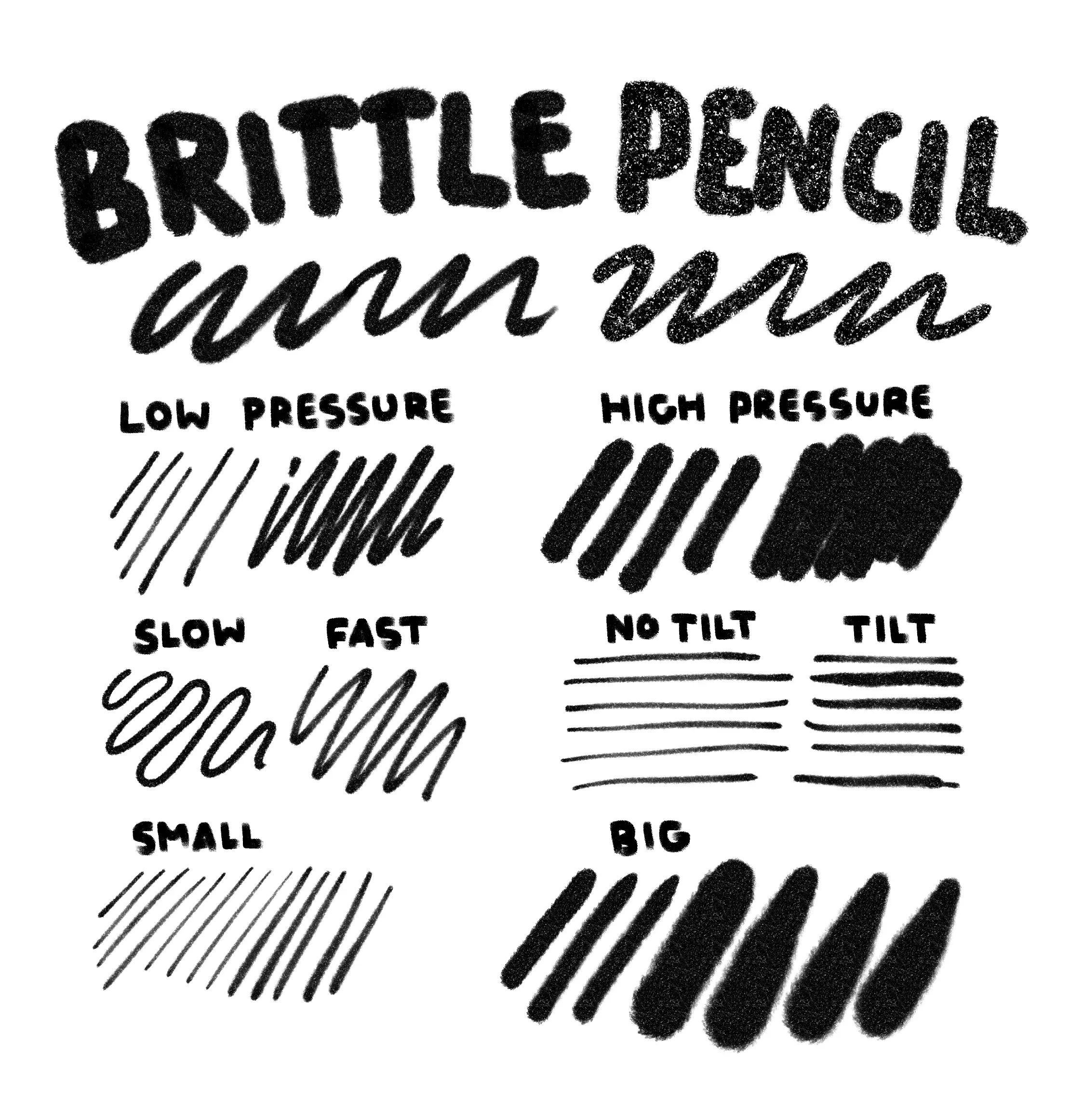 CLIP STUDIO PAINT v1 - textured crispy brush pack by ayeoops - Free ...