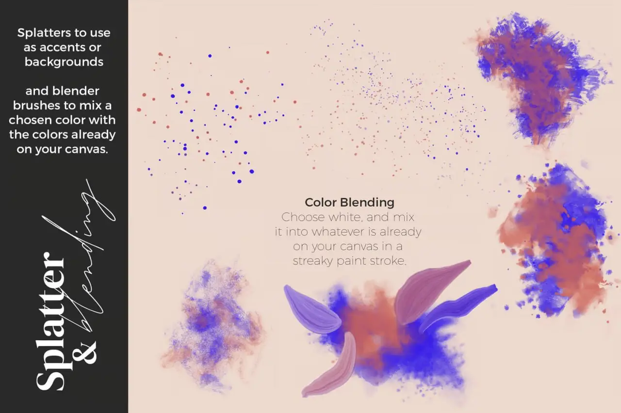 Dual Color Brushes for Procreate Free Download