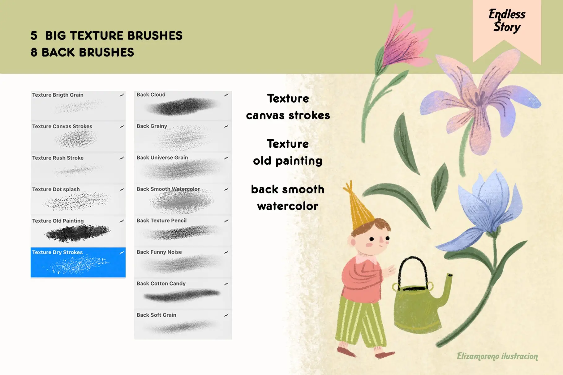 Endless Story – Procreate Brushes - Brushes Pack