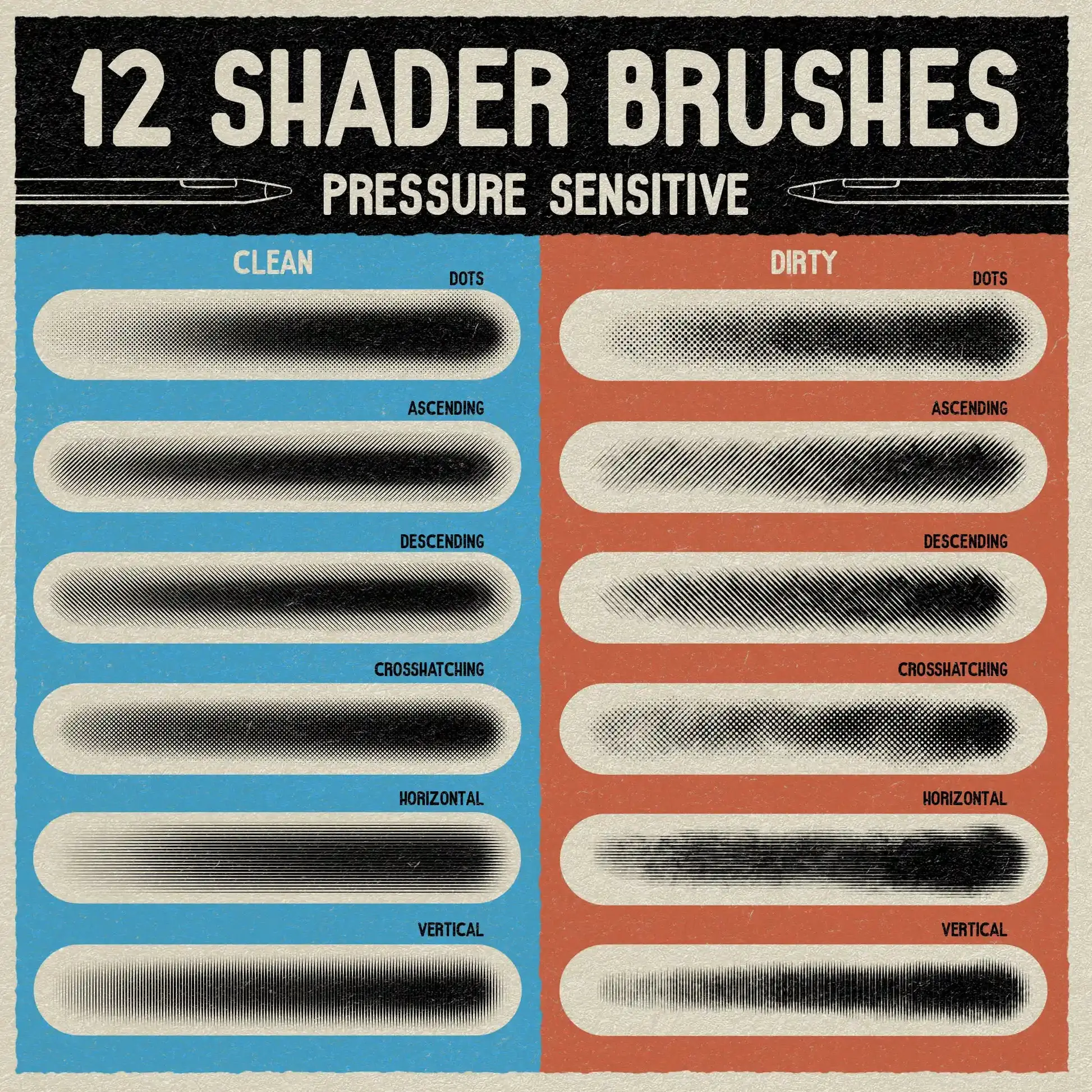 LP Halftone Brushes - CSP Free Download