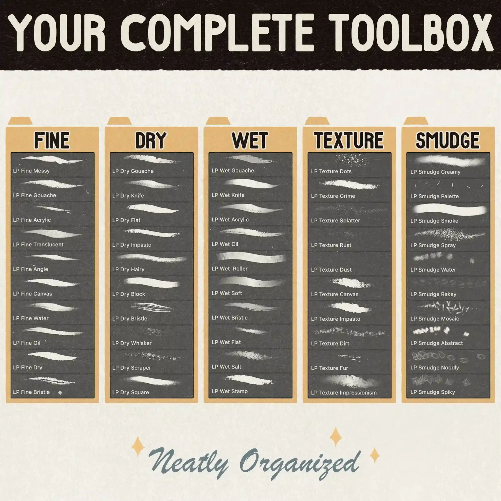 LP Painting Brushes - PS Free Download