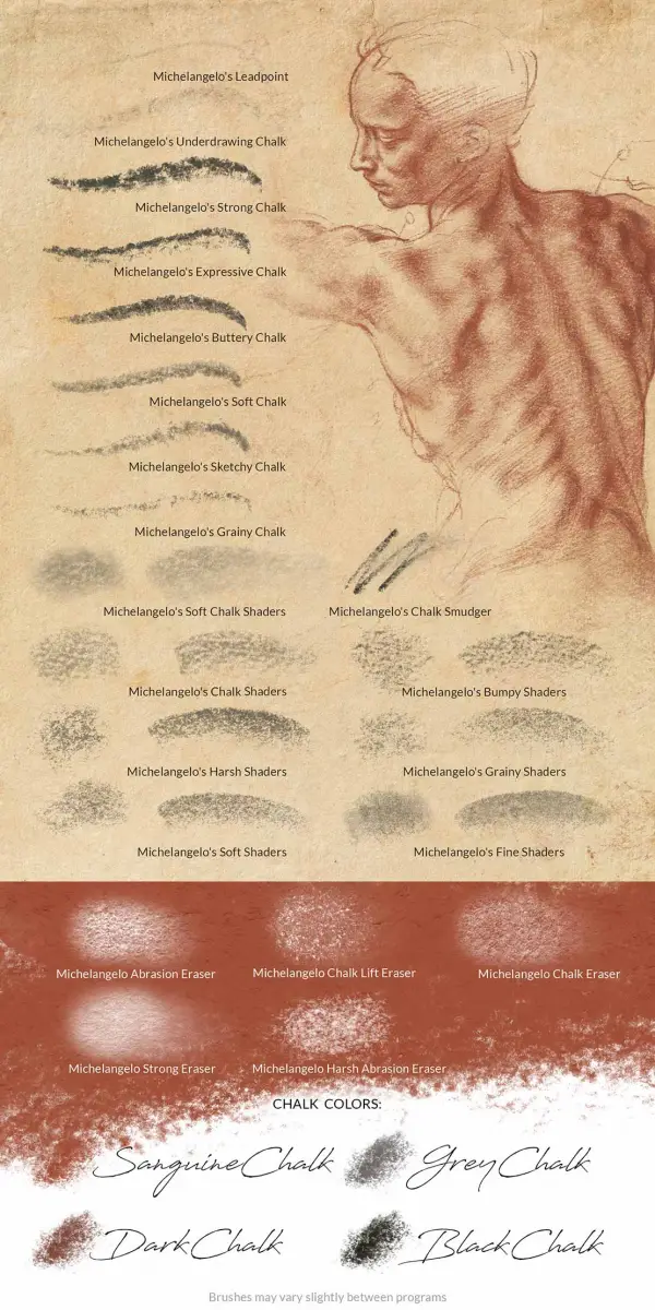 Real-ink™ Michelangelo Mega Pack Free Download