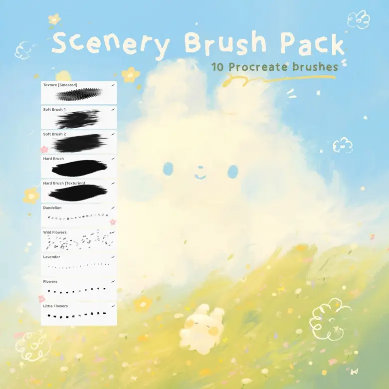 Scenery Brush Pack (Procreate) Free Download