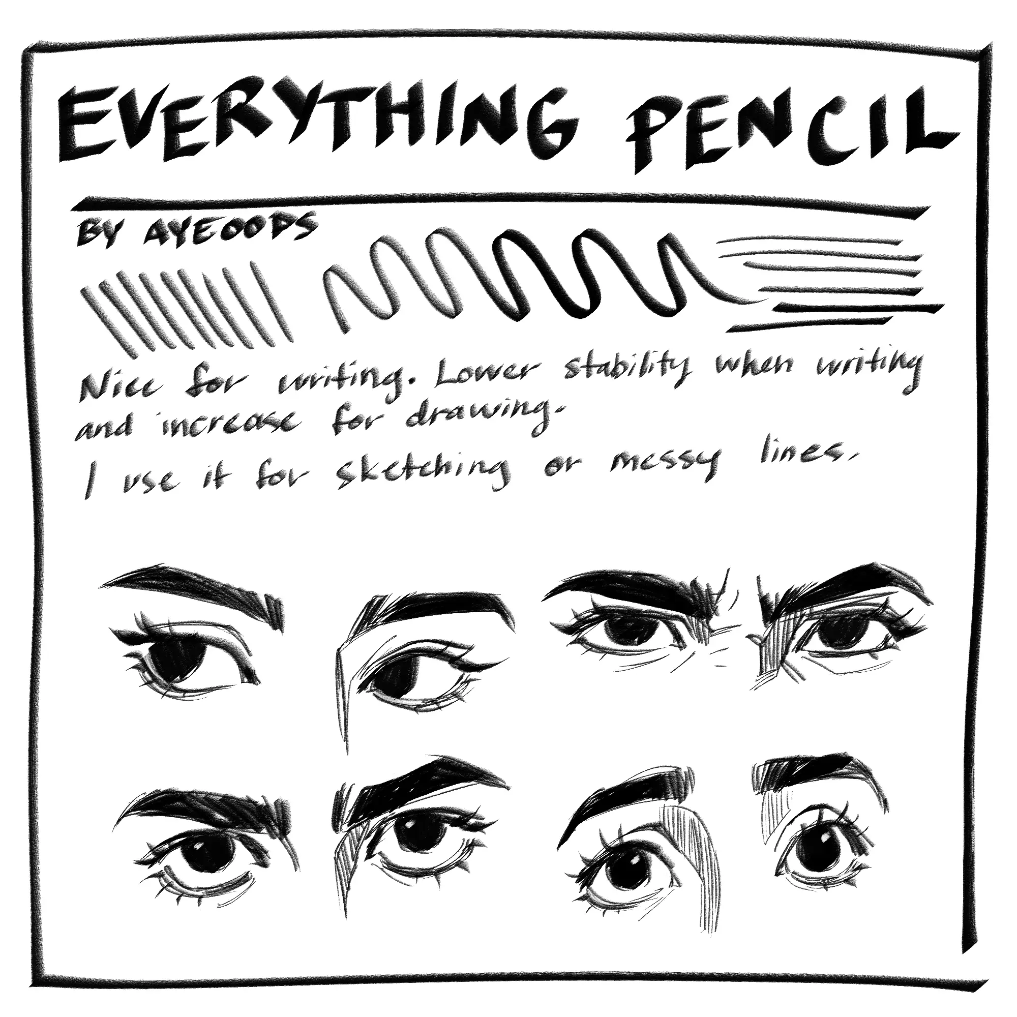 Sketch Pens by Ayeoops - CLIP STUDIO PAINT Free Download