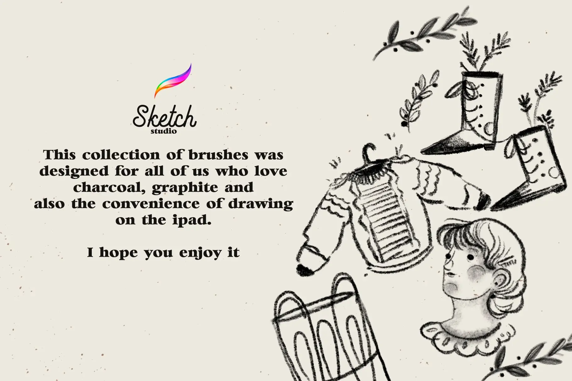 Sketch Studio Brushes for Procreate Free Download