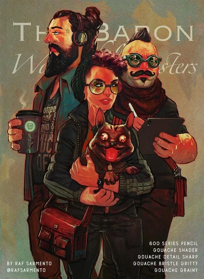 The Gouache MaxPack v2 - Brushes for Procreate Free Download