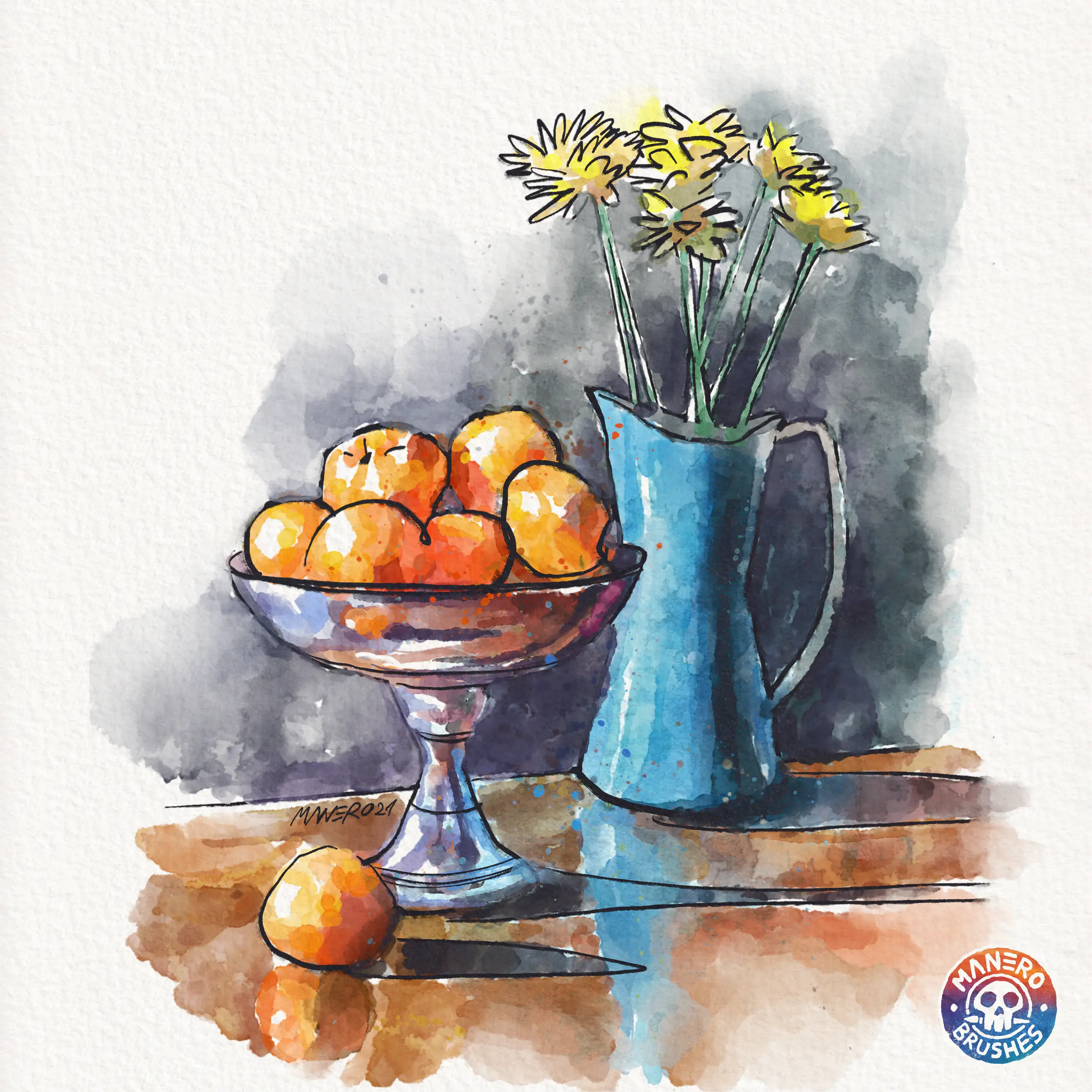 The Watercolor Experience Brush Set for Procreate Free Download