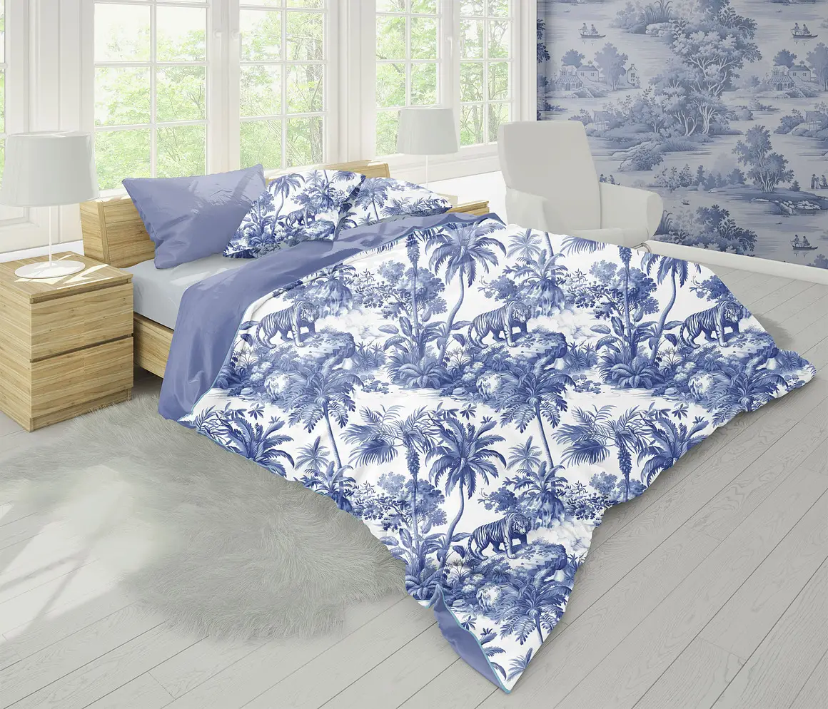 Toile de Jouy Print Design Patterns - 1 Free Download