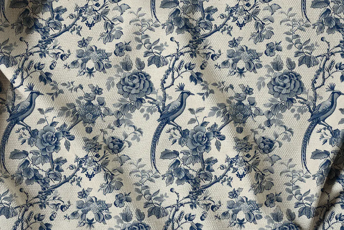 Toile De Jouy Print Design Patterns - 3 - Free Download