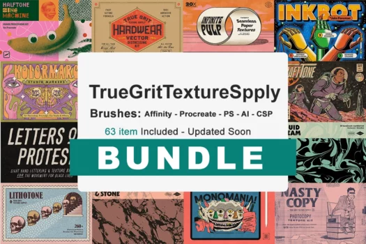 Ultimate Texture Bundle – 88% OFF Brushes & Textures