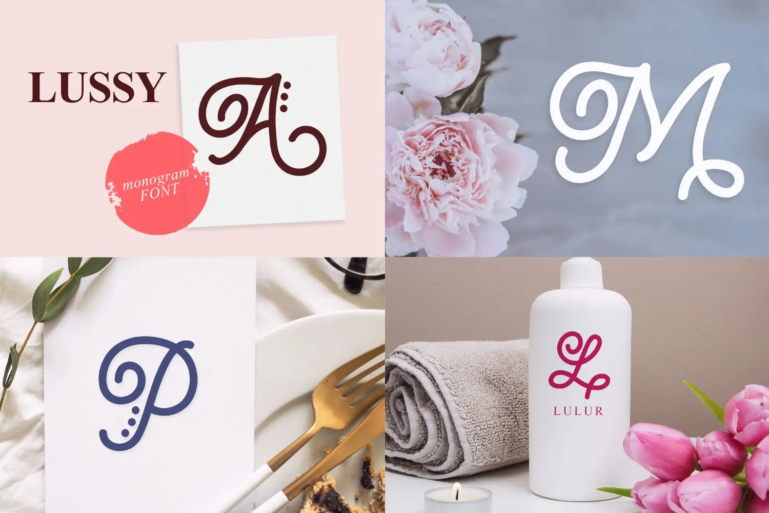 Monogram Font Mini Bundle Free Download