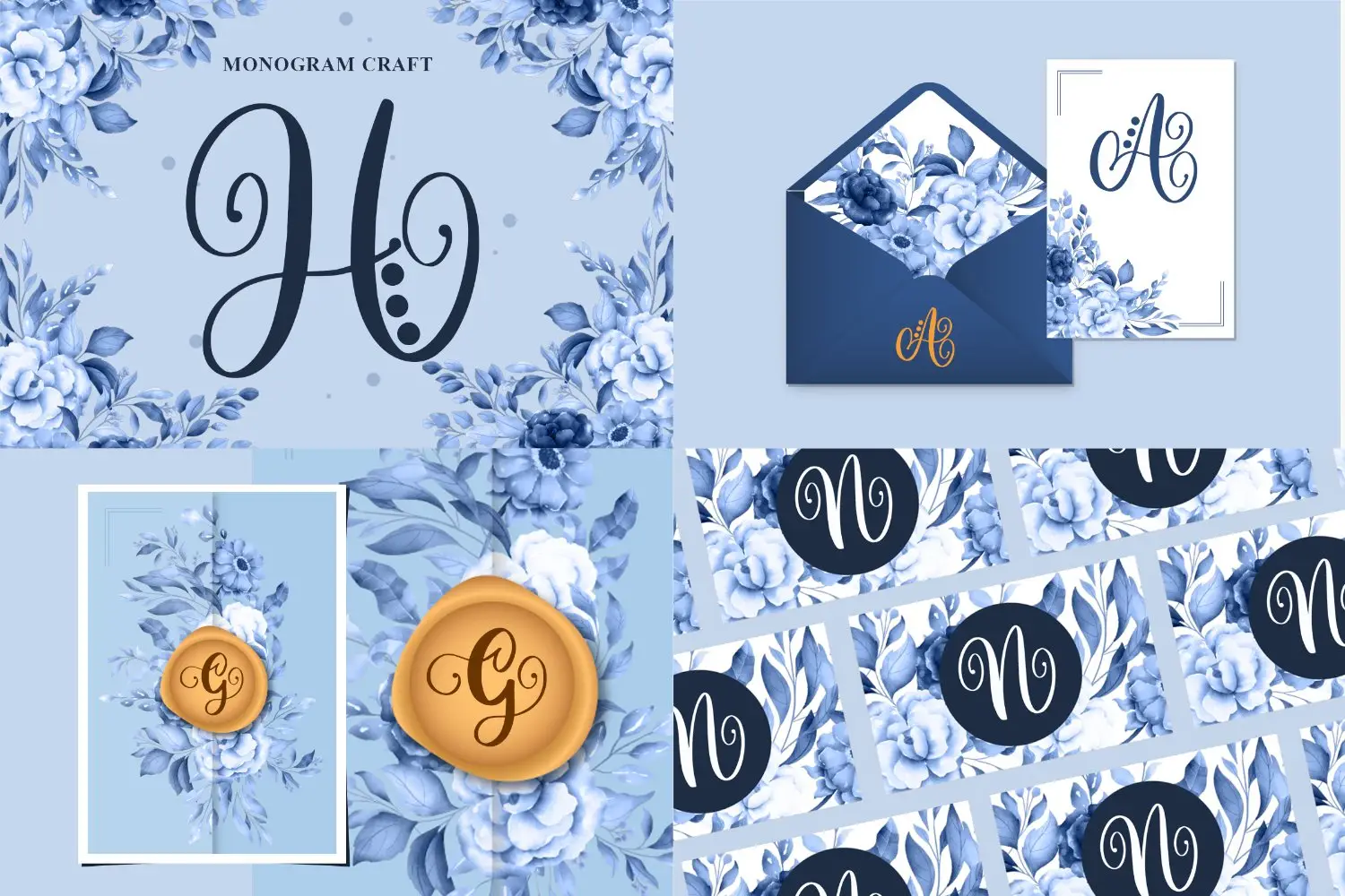 Monogram Font Mini Bundle Free Download