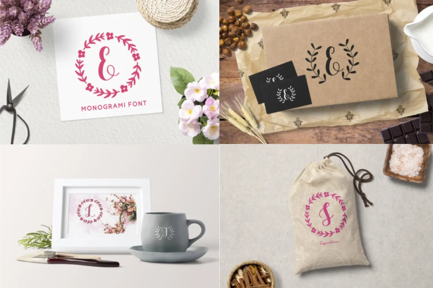 Monogram Font Mini Bundle - Free Download