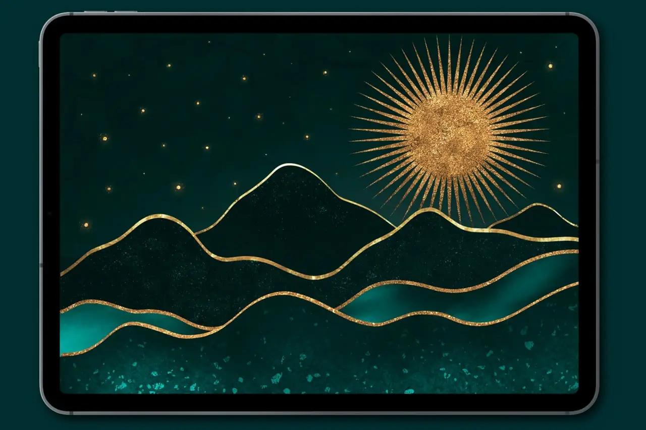 Procreate Sparkly & Metallic Effect Brushes Free Download