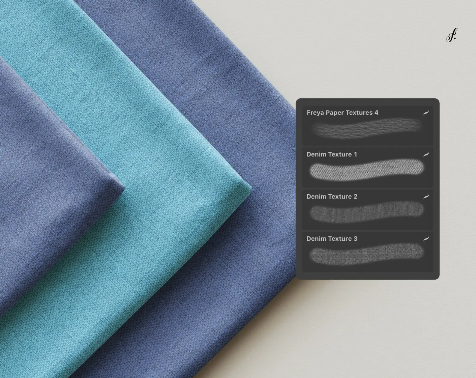 3 procreate denim texture brushes Free Download