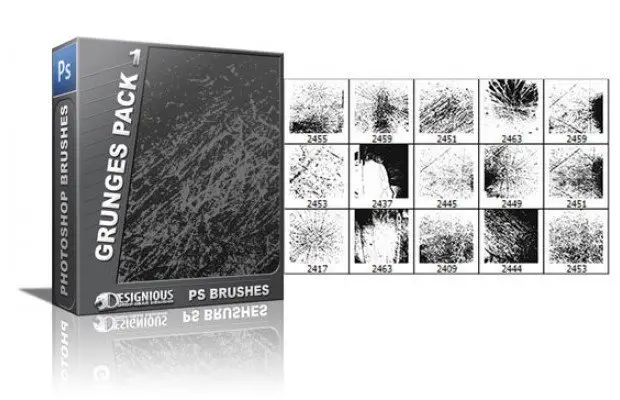 330 Grunge Photoshop Brushes Bundle Free Download