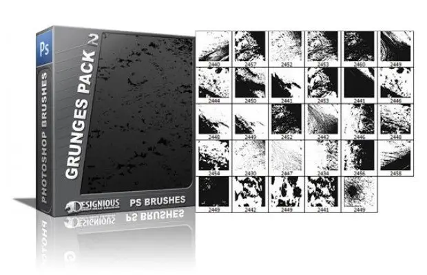 330 Grunge Photoshop Brushes Bundle Free Download
