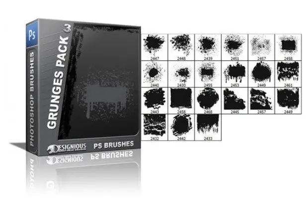 330 Grunge Photoshop Brushes Bundle Free Download