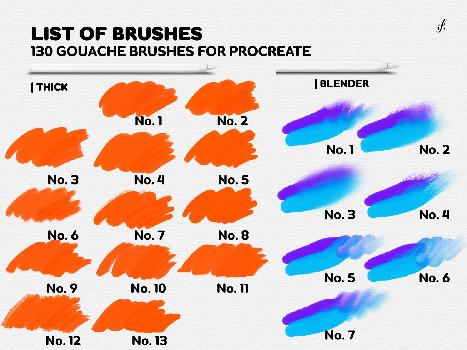 Digital Brush Pack - Brushes Pack