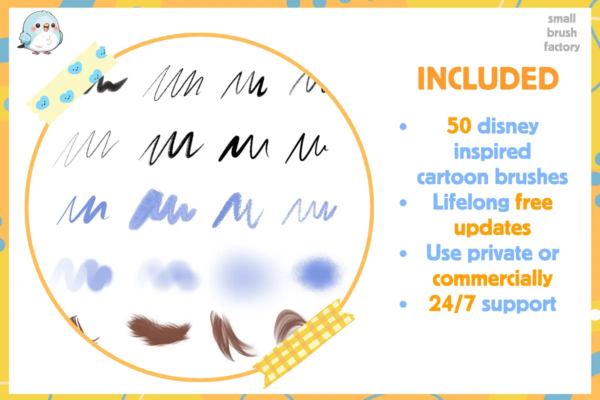 Disney Inspired Retro Brushes Free Download