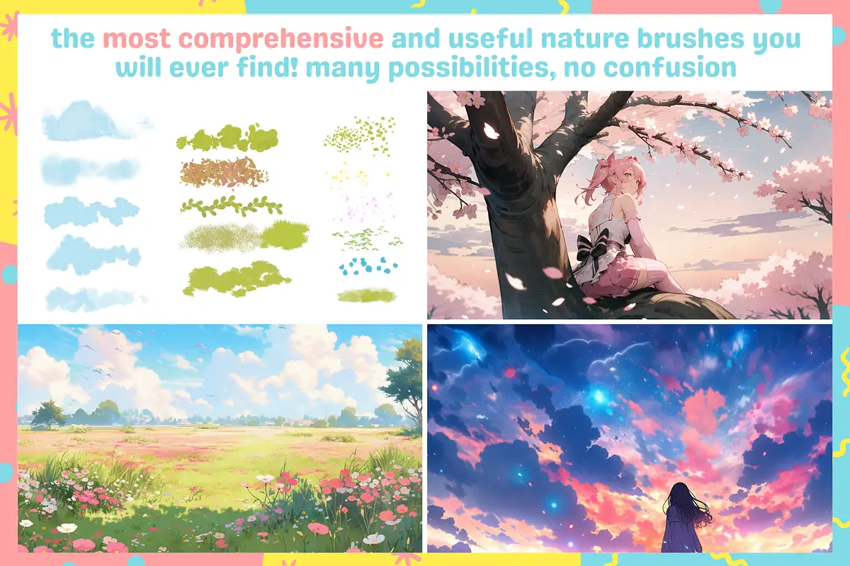 Easy procreate Beginner Essentials - Brushes Pack