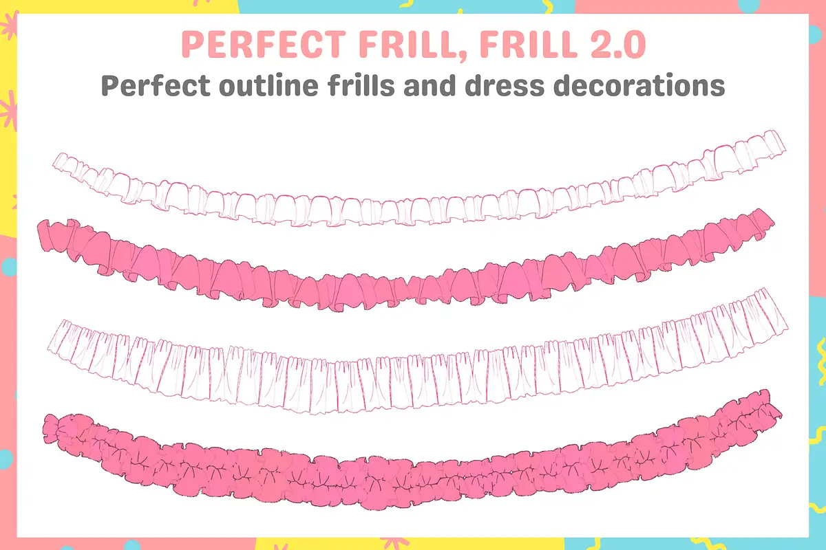 Frill 2.0 Best Procreate Frill Brush - Free Download