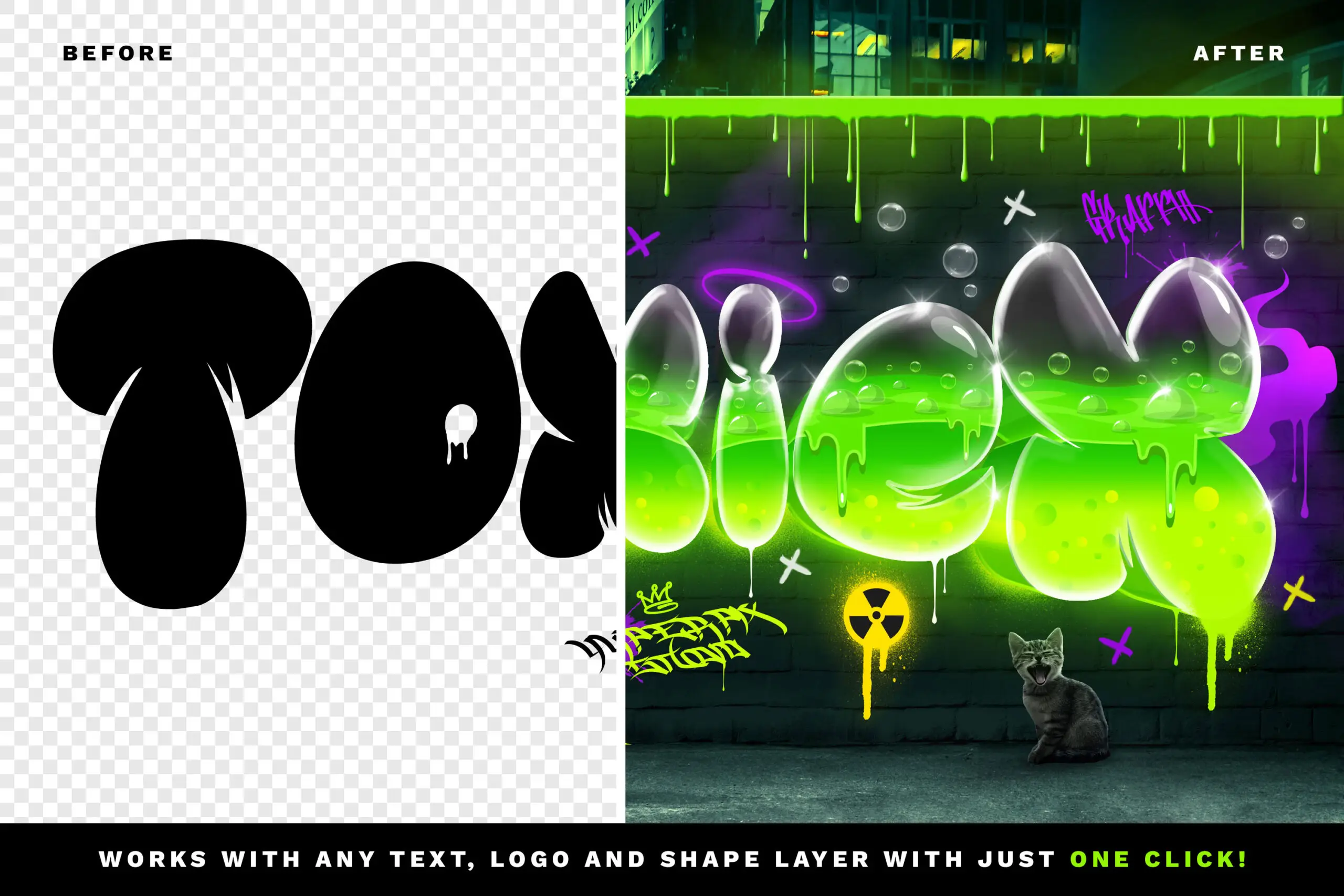 Graffiti Text Effect Vol.4 Free Download