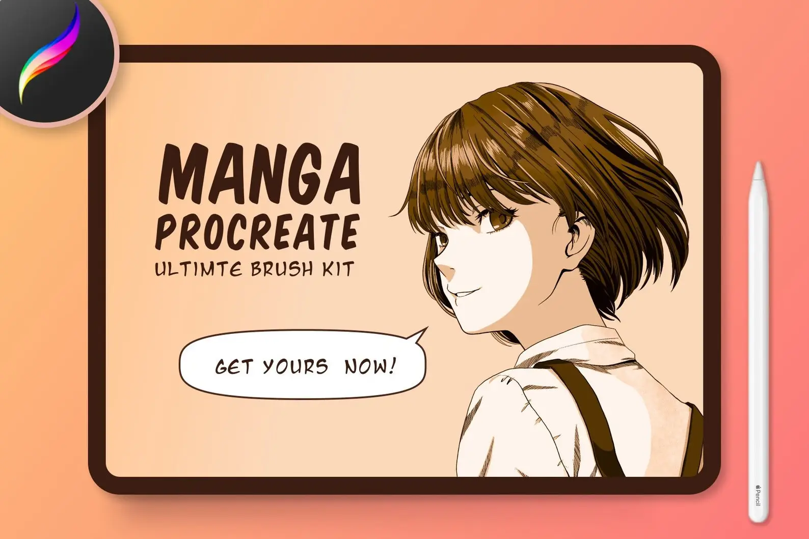 Manga Procreate Brushes & Anime sketch Free Download