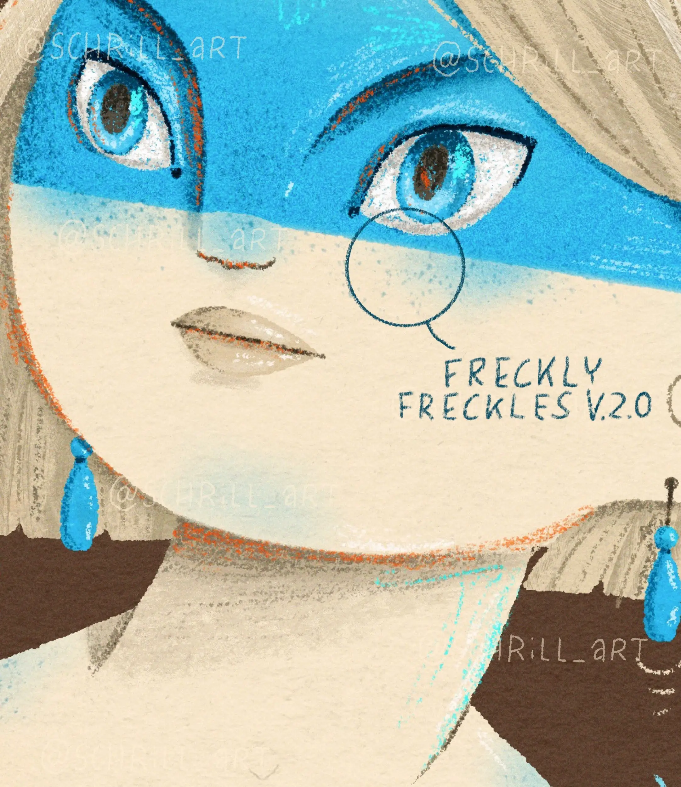 Portrait set V1 brushes procreate - Brushes Pack