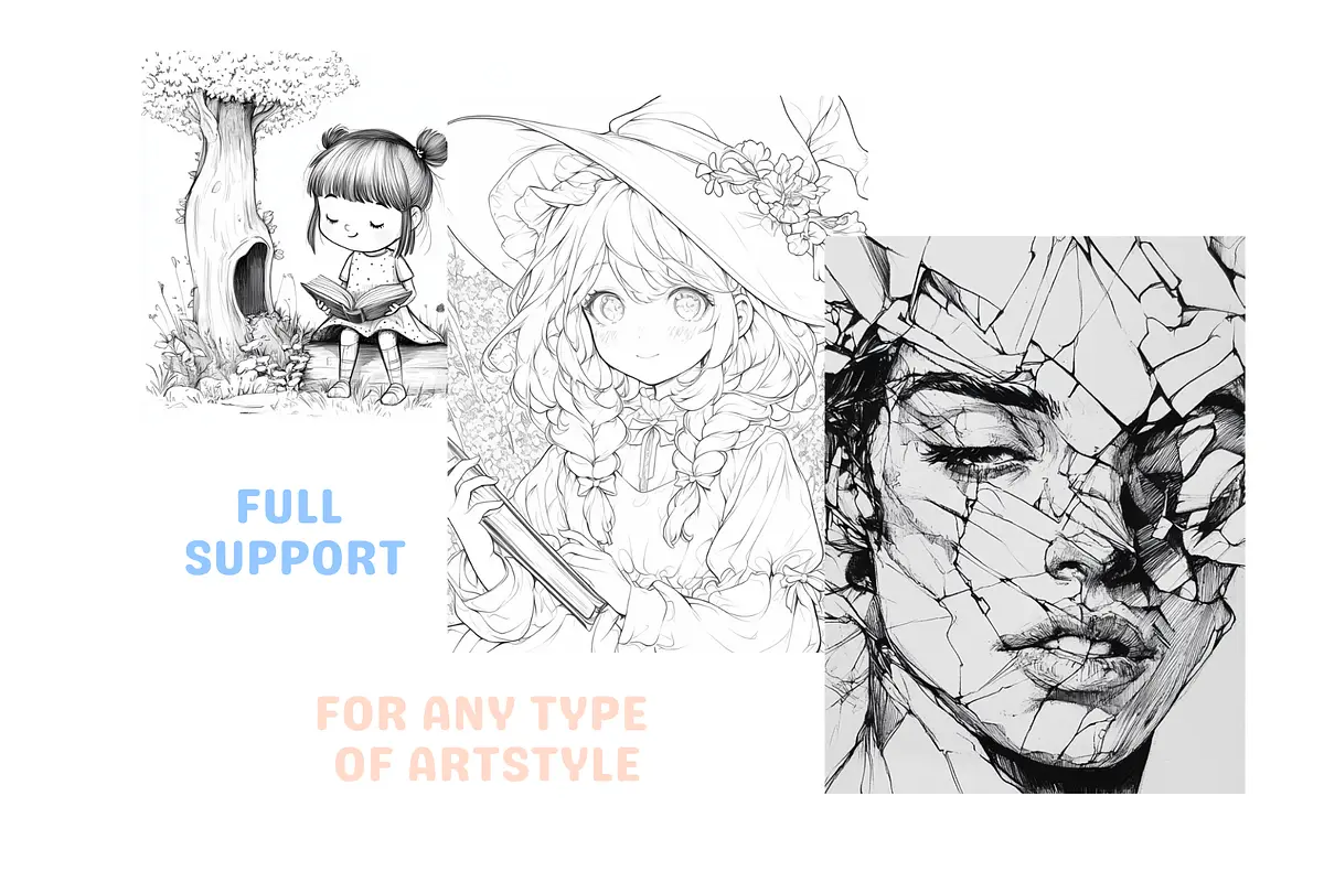 Procreate Anime Lineart Brushes Free Download