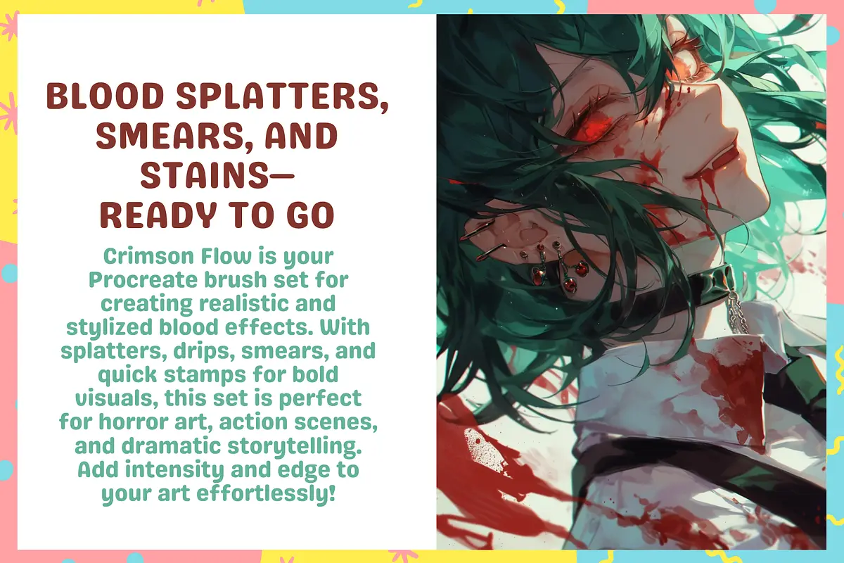 Procreate Blood Brushes Free Download